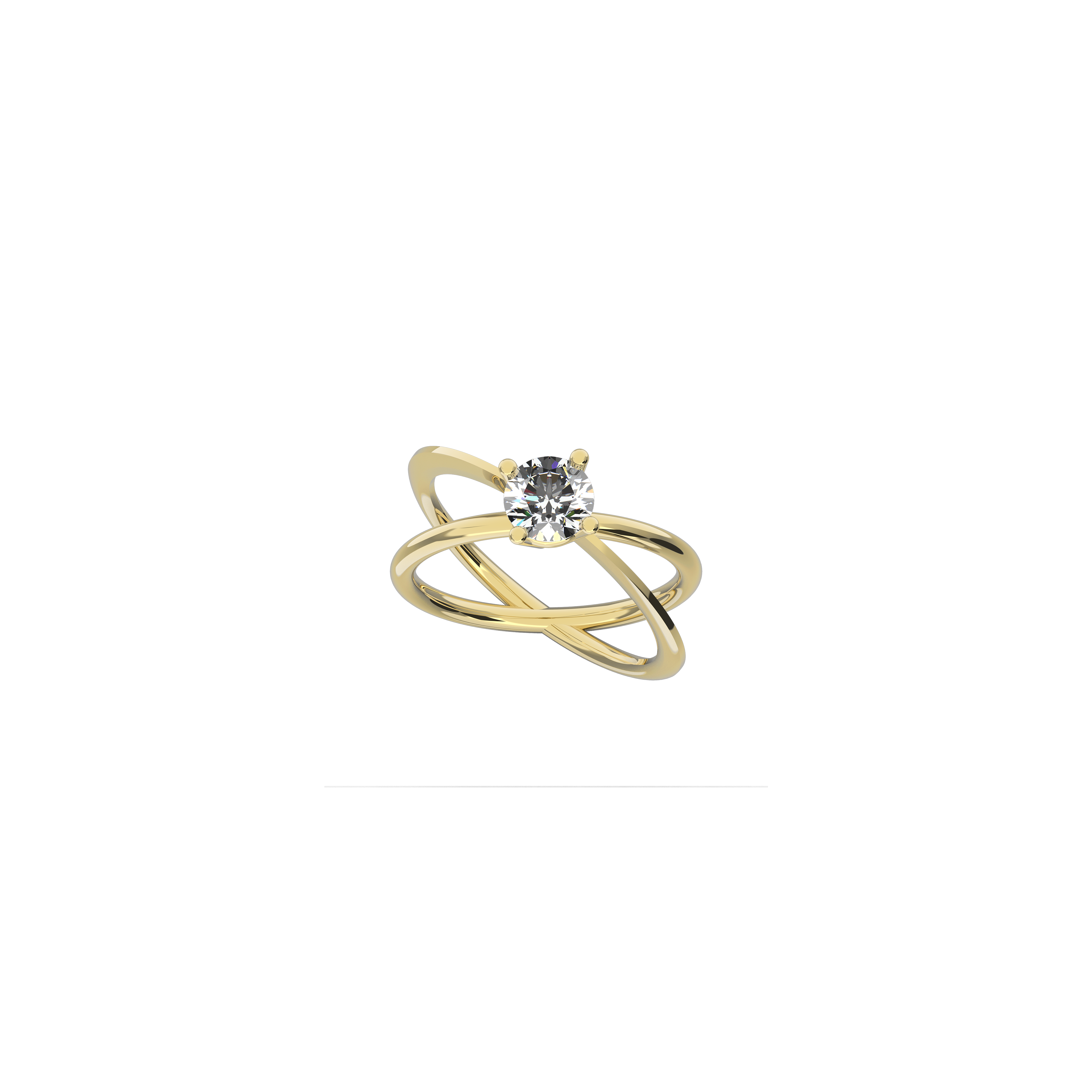 MOON ELLIPSE Diamond ENGAGEMENT Ring | NAYESTONES Bridal Jewelry ...