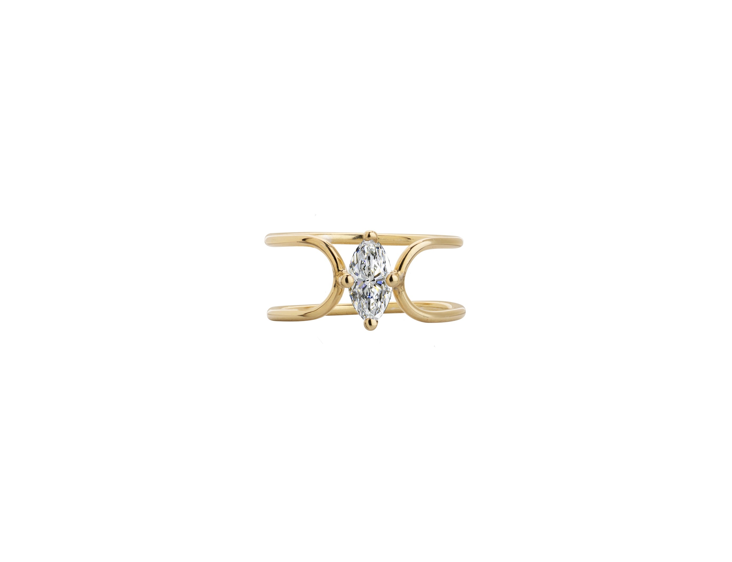DOUBLE C MARQUISE CUT DIAMOND RING | NAYESTONES FINE JEWELLERY – Nayestones
